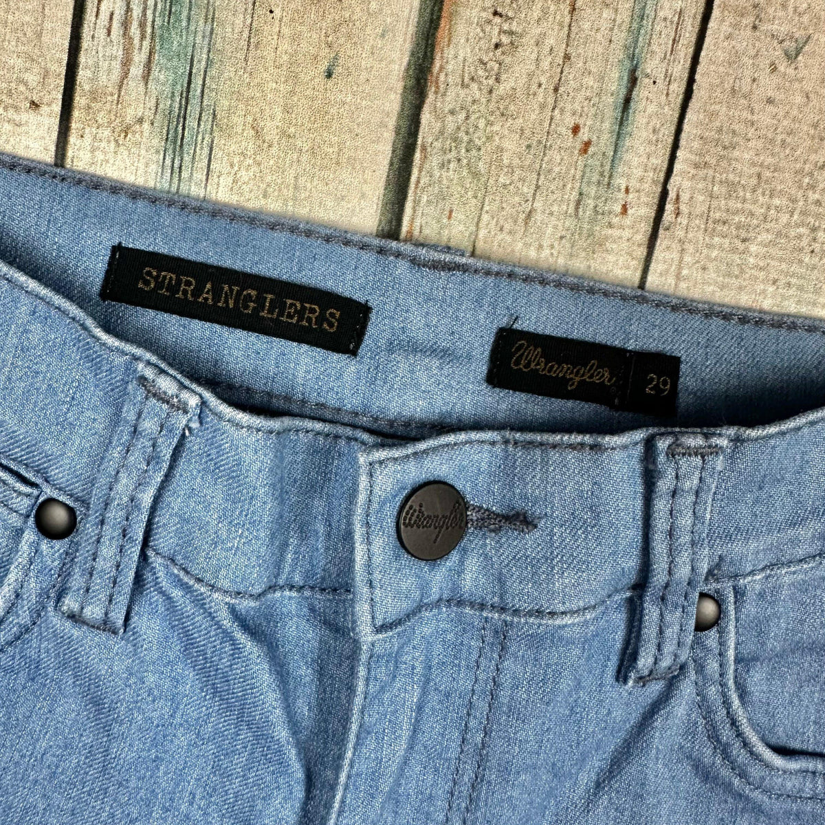 Wrangler 'Stranglers' Mens Skinny Fit Jeans - Size 29 – Jean Pool