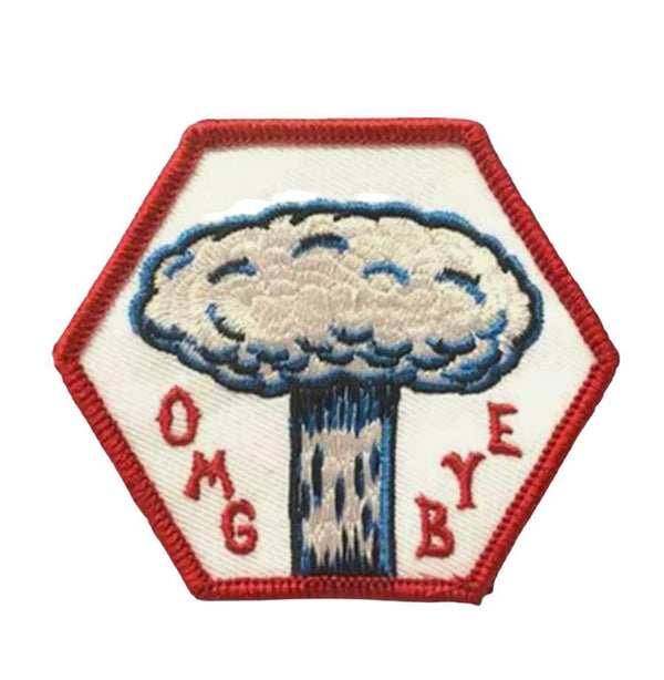 OMG Bye Nuclear Bomb- Embroidered Patch – Jean Pool